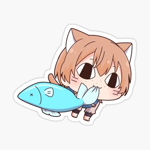 "Kenji Miyazawa cat" Sticker by akulikestea | Redbubble