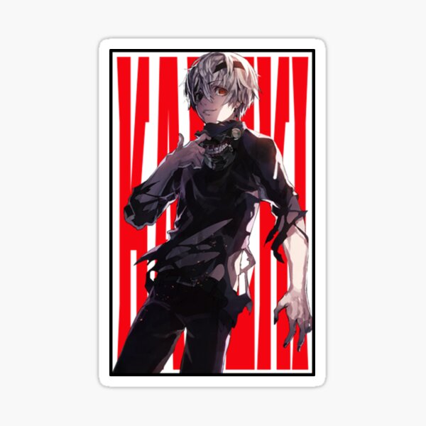 "Tokyo Ghoul Ken Kaneki" Sticker by lhamelshinn | Redbubble