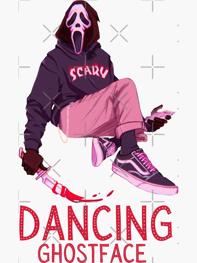 "Dancing ghostface #2022" Sticker by Ahmad90sy | Redbubble