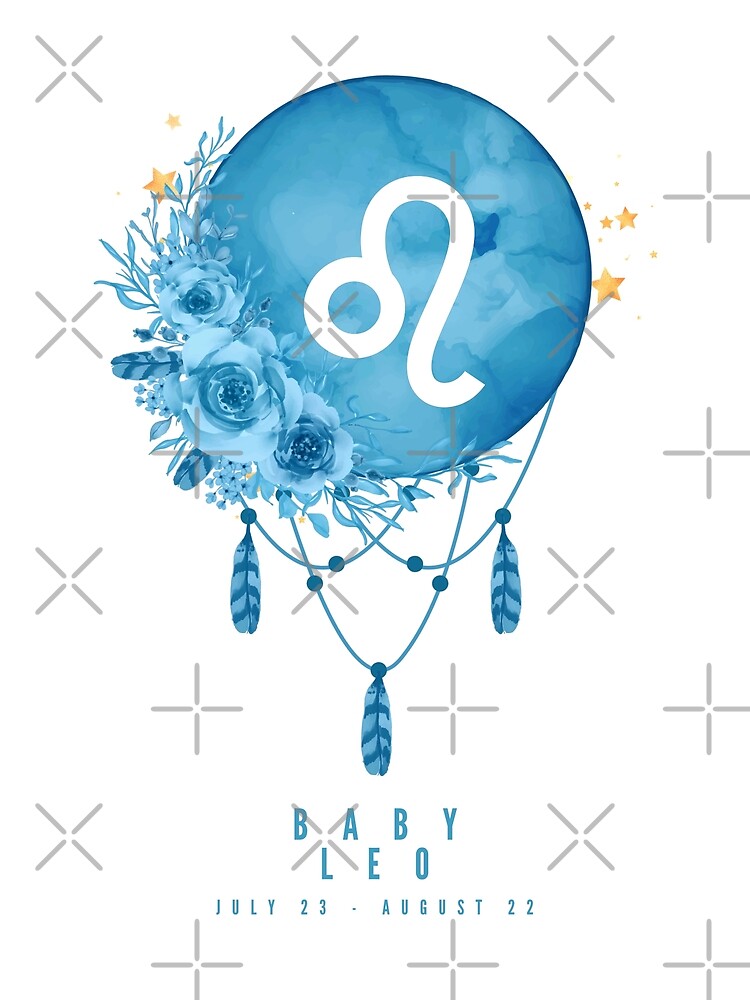 Póster «Baby Boy Leo Zodiac – Símbolo de signo de estrella Astrología ...