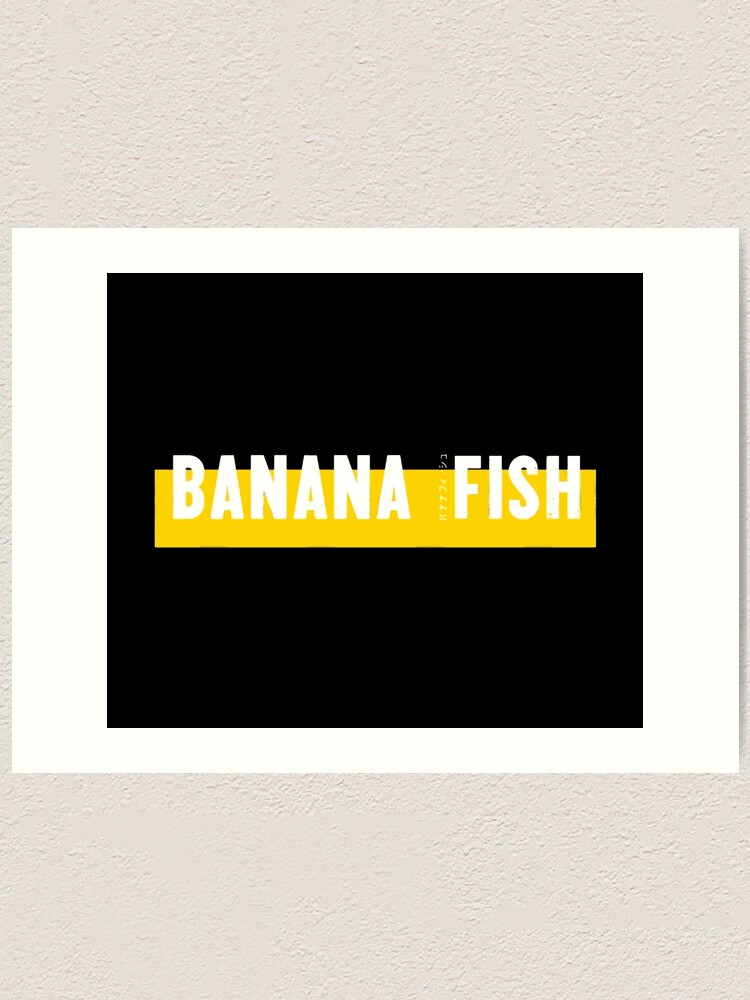 "Banana Fish logo" Art Print for Sale by ArtAndDesignA | Redbubble