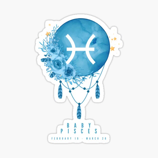 PRINTED Pisces ~ Printed Stickers Stickers Stickers, Labels & Tags etna ...