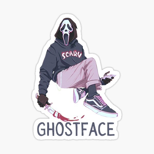 "Scary Dancing ghostface " Sticker for Sale by Ahmad90sy | Redbubble