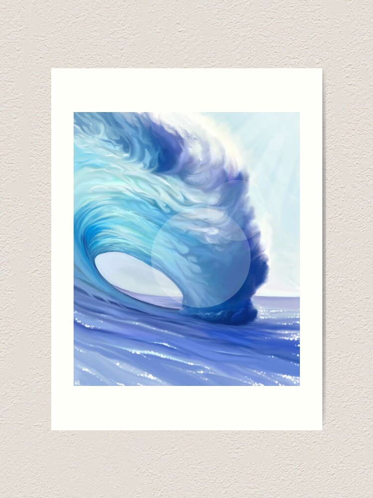 "LIGHT BLUE" Art Print for Sale by 4d2SurfyArte | Redbubble