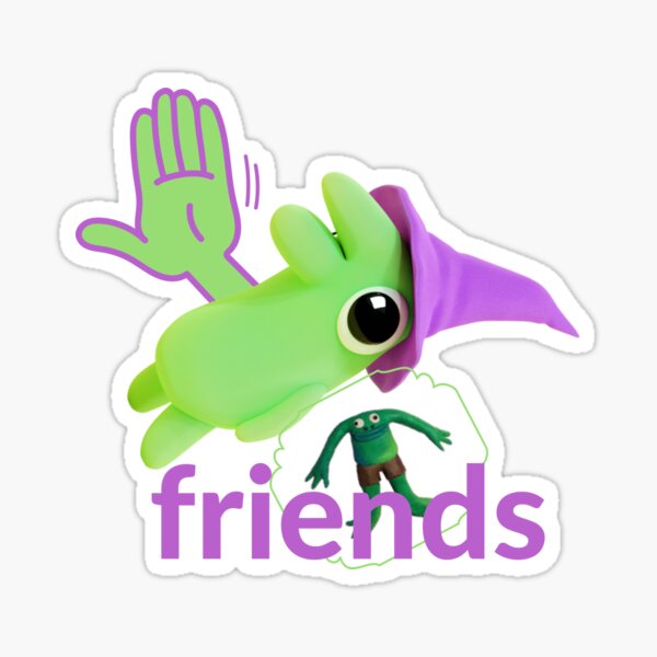 "smiling friends gleb, smiling friends series" Sticker for Sale by ...