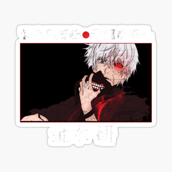 "Tokyo Ghoul Ken Kaneki" Sticker for Sale by lhamelshinn | Redbubble