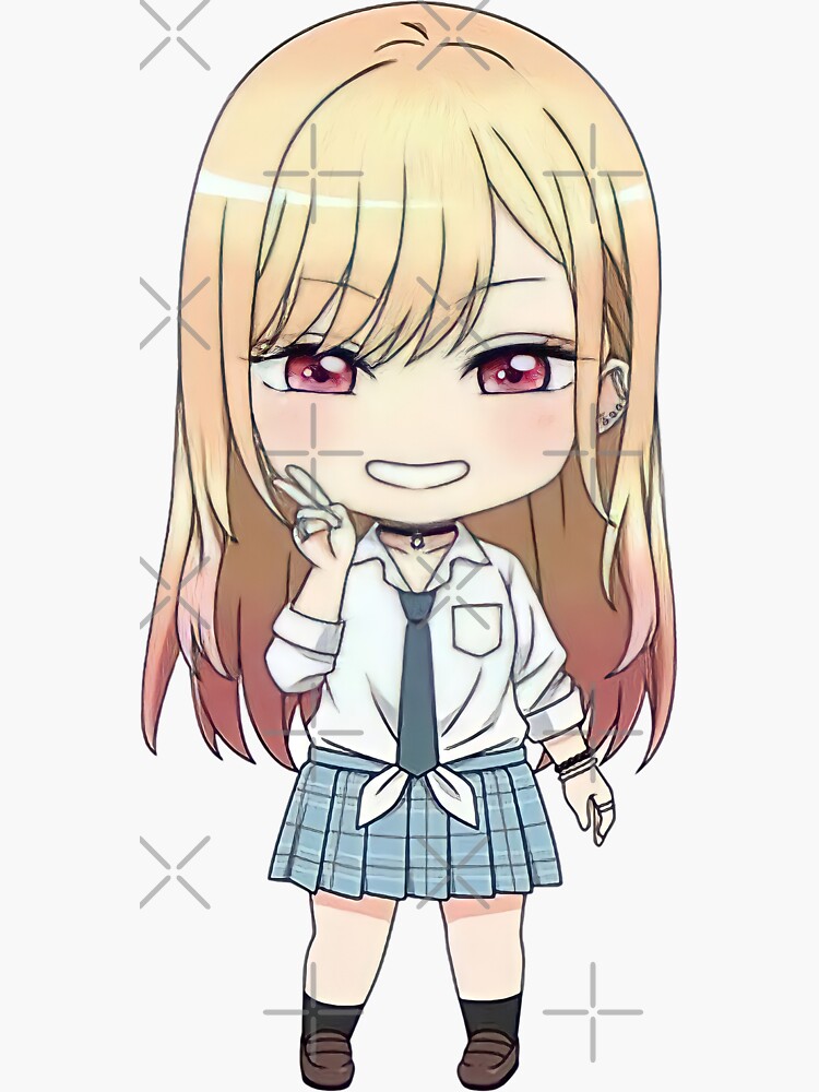 "MyDress-up darling Marin Kitagawa Chibi" Sticker for Sale by ...