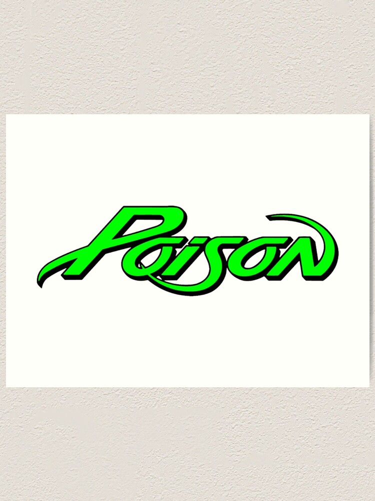 "Poison band Logo" Art Print for Sale by J-Butterworth | Redbubble