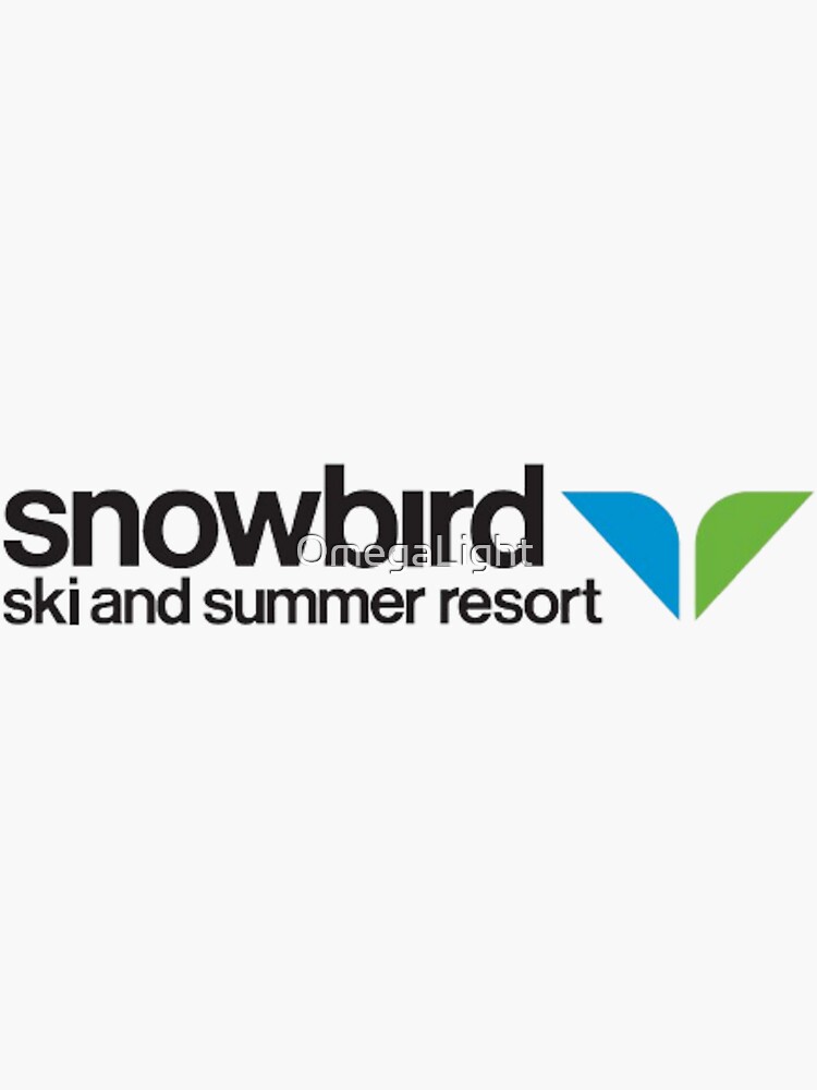 "Snowbird Ski Resort Snowbird Ski Utah Ski Resort Snowbirdmap" Sticker ...