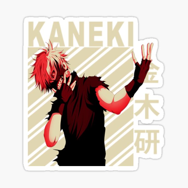 "Tokyo Ghoul Ken Kaneki" Sticker by lhamelshinn | Redbubble