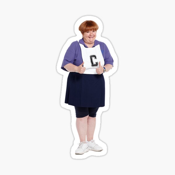 Pegatina «Sharon se ve linda con su uniforme de netball» de Dreezu ...