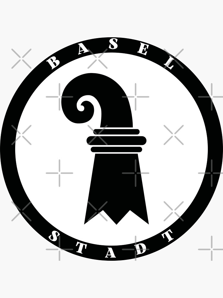 "Swiss Canton of Basel-Stadt" Sticker by FedSherDesign | Redbubble