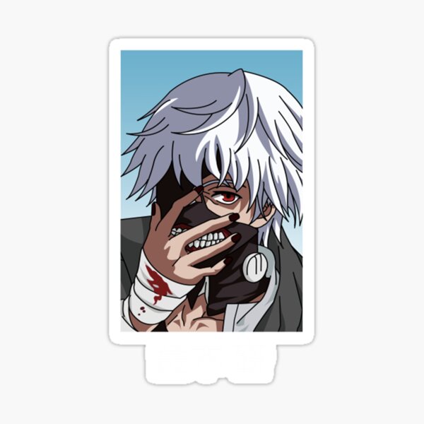 "Tokyo Ghoul Ken Kaneki" Sticker by lhamelshinn | Redbubble