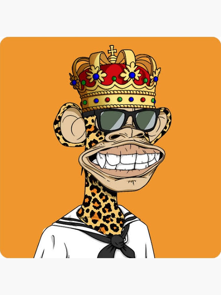 "Nft monkey " Poster for Sale by funnyar | Redbubble