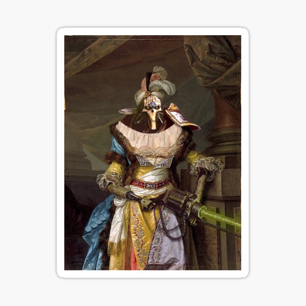 "The Prettiest Necron" Sticker by TheTwist | Redbubble