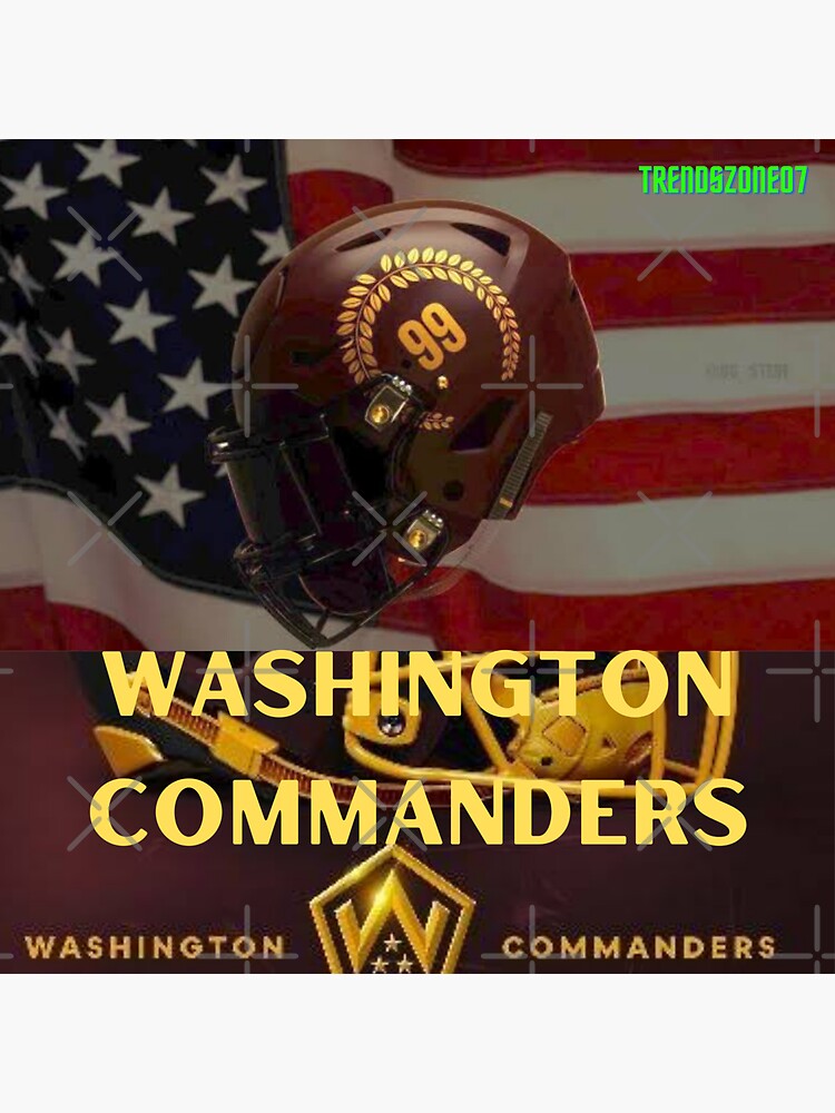 "washington commanders" Sticker for Sale by TrendsZone07 | Redbubble