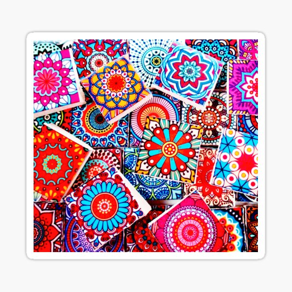 "MOSAIC " Sticker for Sale by buzztop | Redbubble