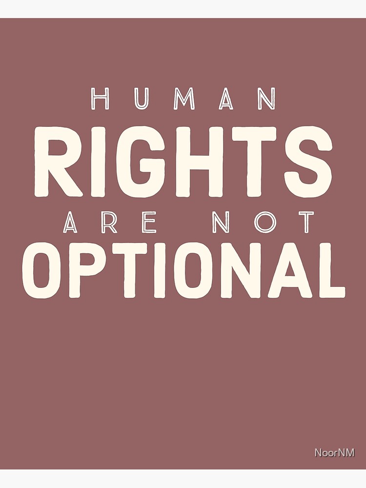 "Universal Declaration Of Human Rights" Poster for Sale by NoorNM | Redbubble
