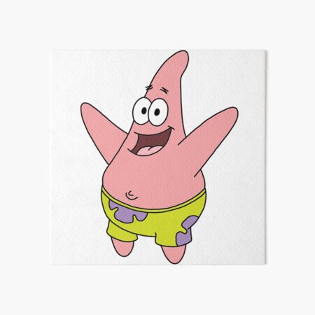 "Patrick Star" Art Board Print for Sale by EmmelineKlatt | Redbubble