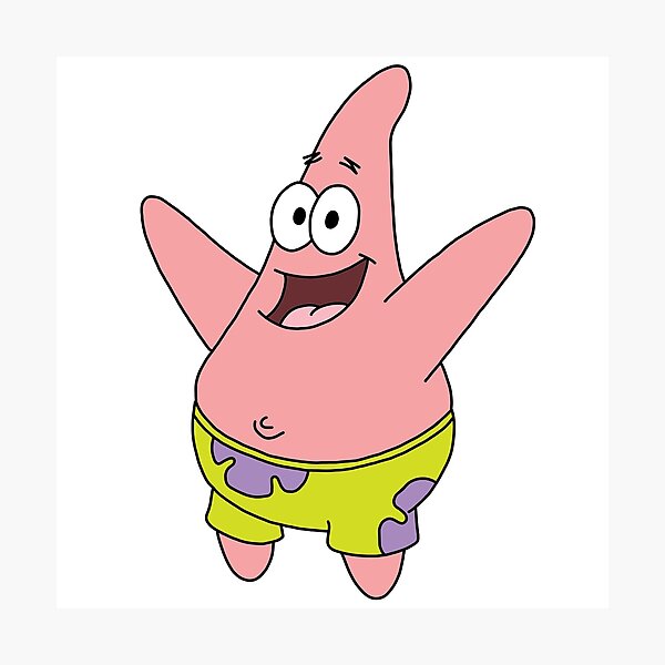 "Patrick Star" Photographic Print for Sale by EmmelineKlatt | Redbubble