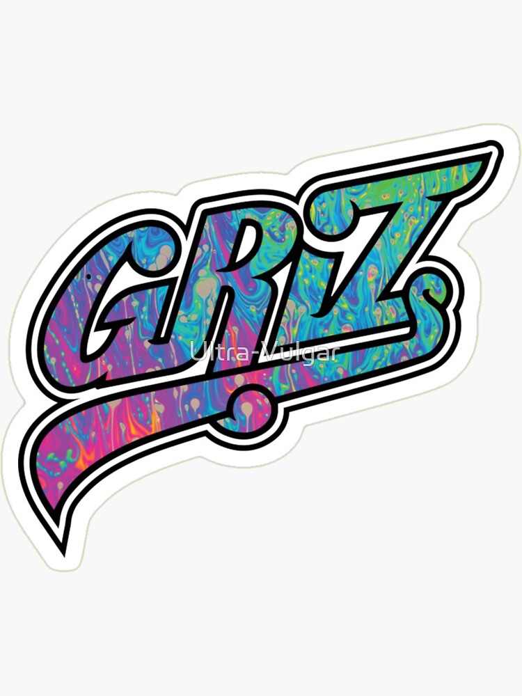 "GRIZ Merch Psychedelic Logo" Sticker for Sale by Ultra-Vulgar | Redbubble