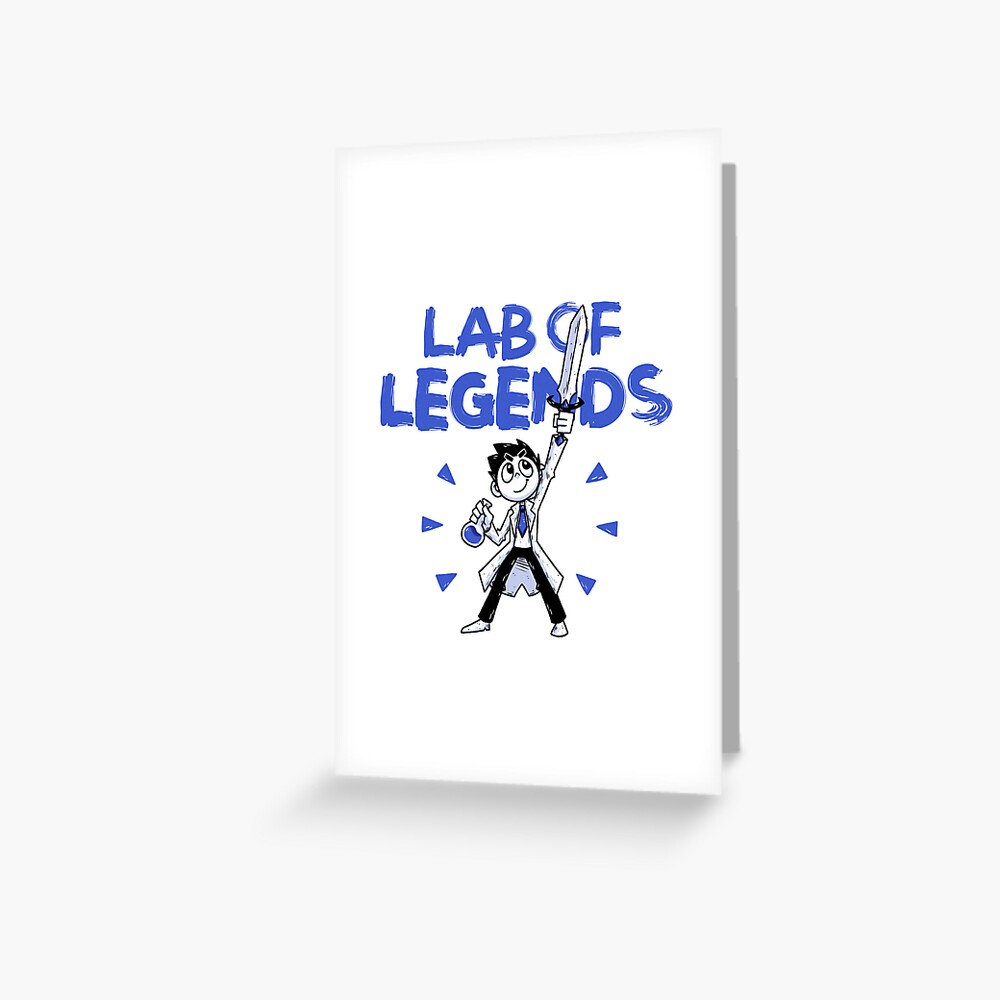 "Lab of Legends logo" Greeting Card by sforrest2309 | Redbubble