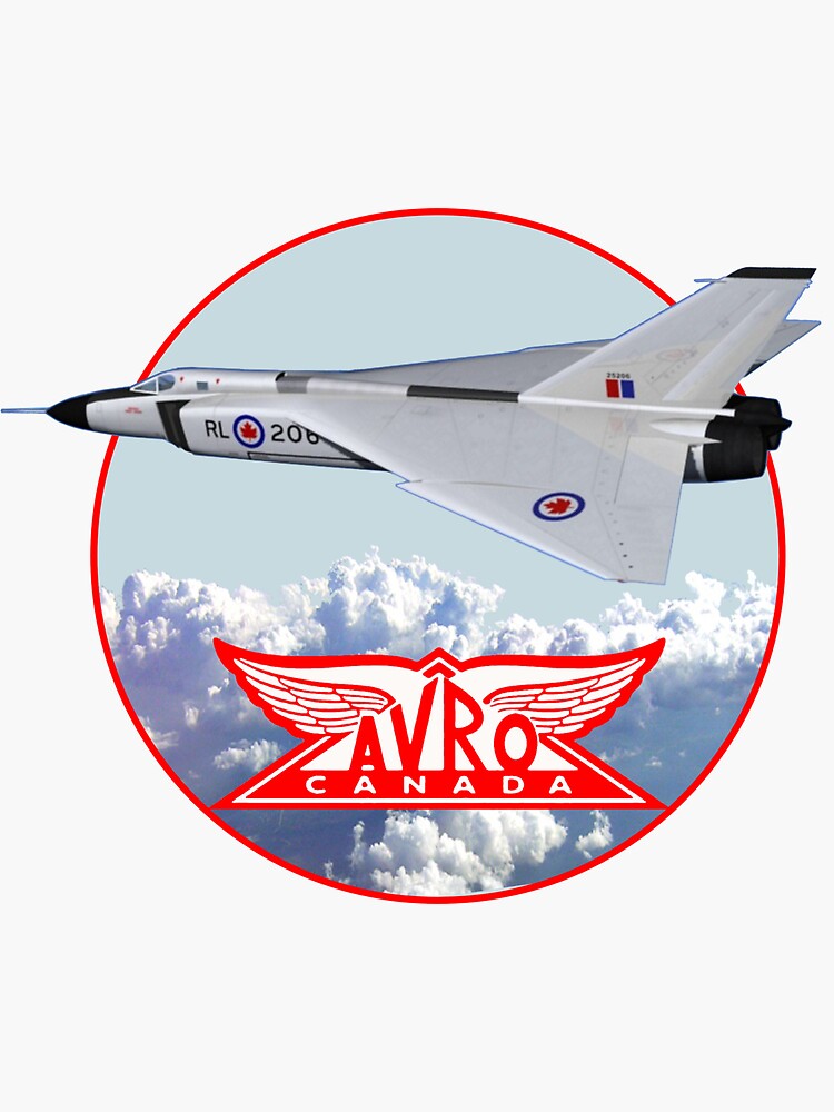 "Avro Arrow Avro Canada" Sticker for Sale by MichaelEpp | Redbubble
