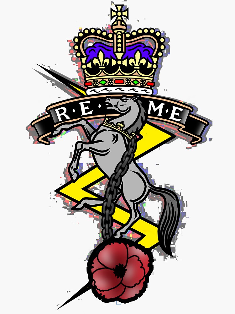 "REME Remembered" Sticker for Sale by Auburn-Art | Redbubble