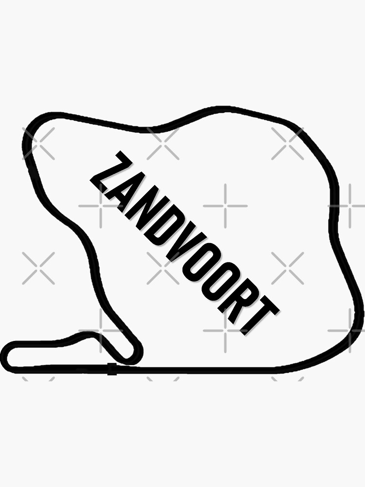 "Zandvoort racing track. Original layout" Sticker for Sale by Racing-is ...