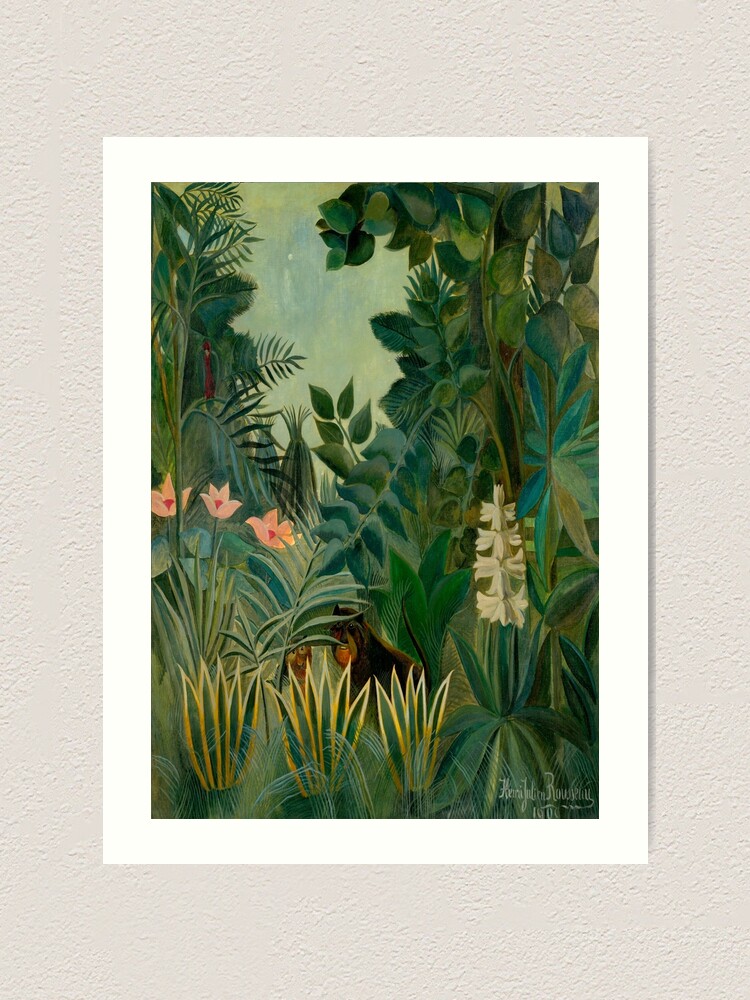 "Henri Rousseau - The Equatorial Jungle" Art Print for Sale by ...