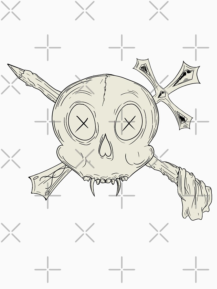 "Vampire Skull and Cross Stake Traditional Tattoo" T-shirt by CapmSad ...