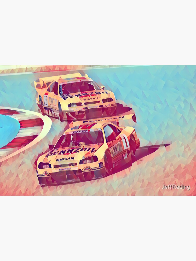 Pegatina «Nissan Skyline GTR R33 R34 Pennzoil Lámina 2» de JeffReding ...