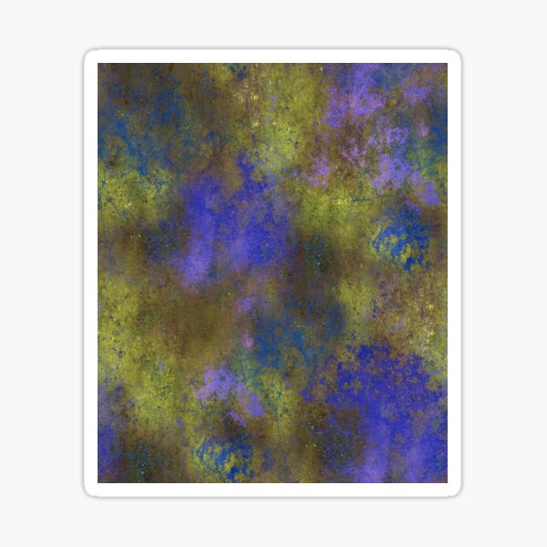 "MULTICOLORED PATINA BRONZE 7" Sticker by AYANADA | Redbubble