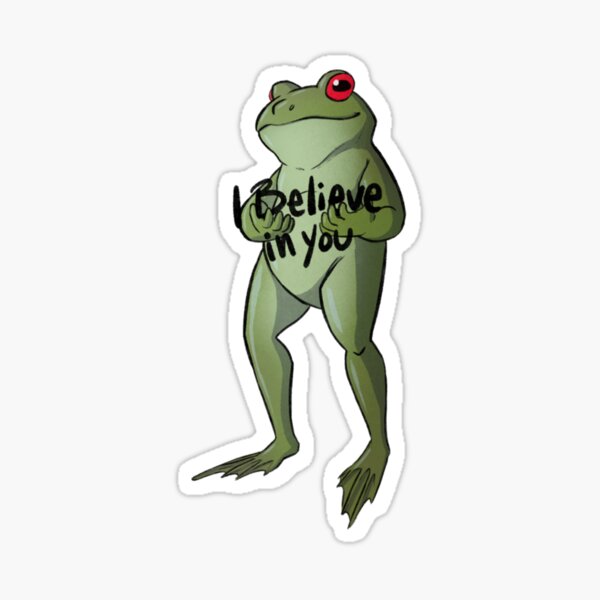"loveland frogman believes in you" Sticker by MiloCole | Redbubble