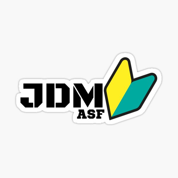 "JDM Asf - Funny Car " Sticker for Sale by Dailey-FS | Redbubble