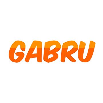 "Gabru " Sticker for Sale by MallsD | Redbubble
