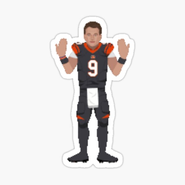 "joe burrow 9 sticker" Sticker by BLB7 | Redbubble