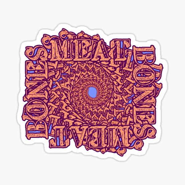 "Meat & Bones Recursive Logo" Sticker for Sale by MeatandBones | Redbubble