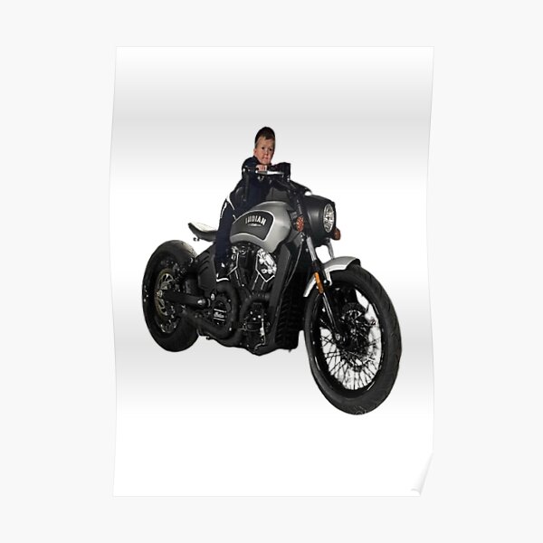 "Hasbulla Riding A Bike" Poster for Sale by BitternotMeme | Redbubble