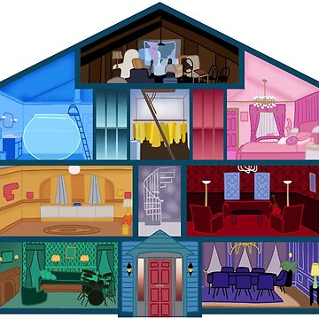 "Lover House" Sticker for Sale by Krembo | Redbubble