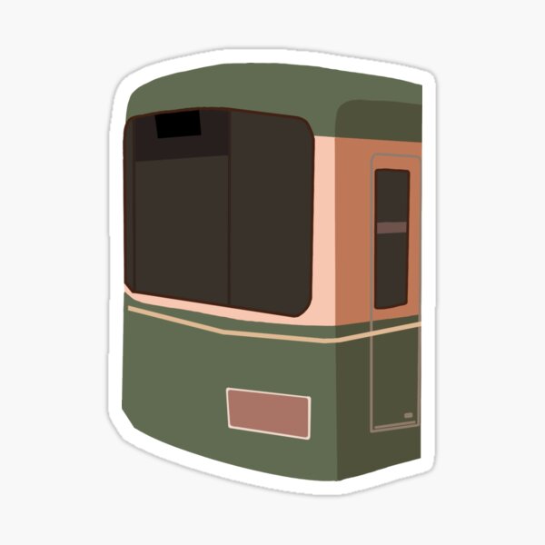 "subway train" Sticker for Sale by annaguzzo | Redbubble