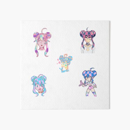 "Oseanworld Yameii - yameii online Sticker pack" Art Board Print by ...