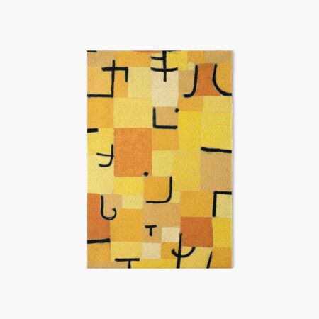 "paul klee Signs In Yellow, abstract art" Art Board Print by ...