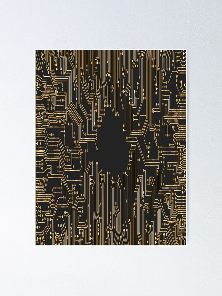 "PCB electronic device warm" Poster by HwanmaCup | Redbubble