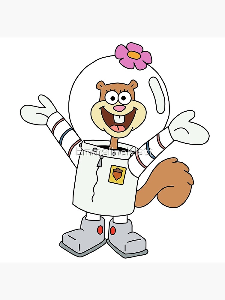 "Sandy Cheeks" Poster for Sale by EmmelineKlatt | Redbubble