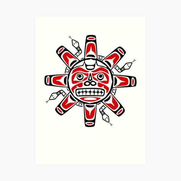 "Haida Sun" Art Print for Sale by BananaAnnadi | Redbubble