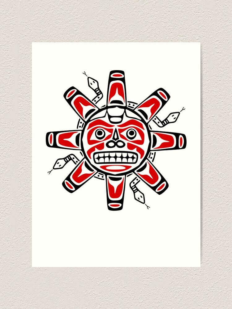"Haida Sun" Art Print for Sale by BananaAnnadi | Redbubble