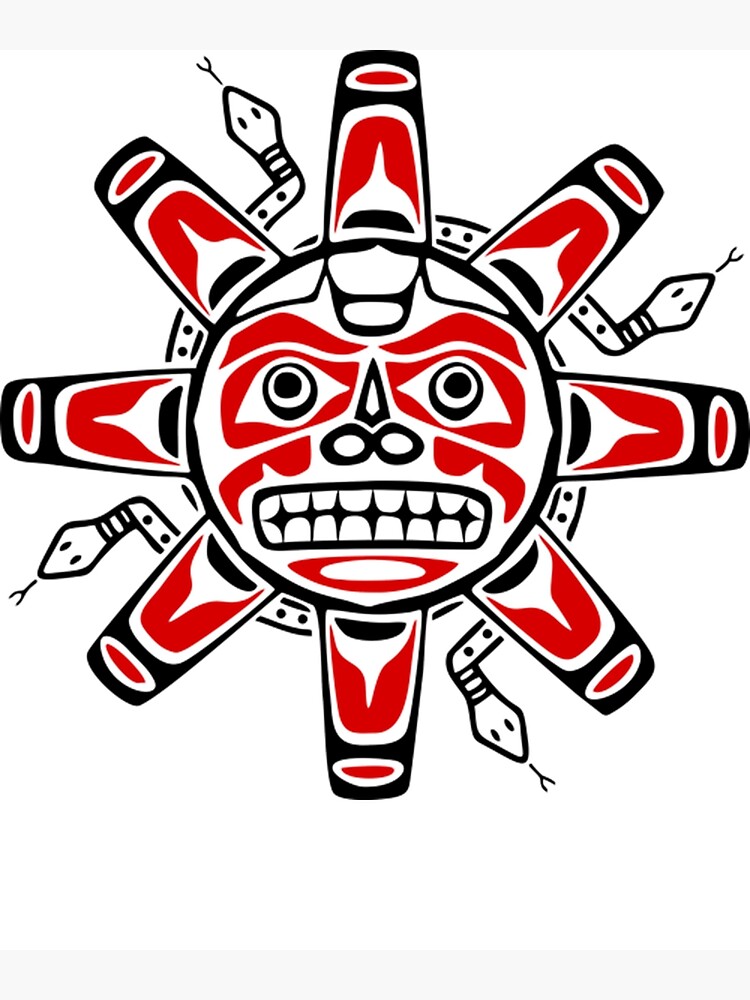 "Haida Sun" Art Print for Sale by BananaAnnadi | Redbubble