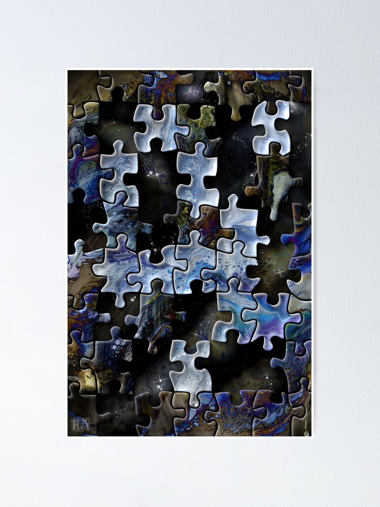 "Amnesia: Puzzle Pieces, Void" Poster for Sale by kerravonsen | Redbubble