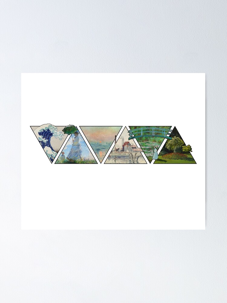 "Collage of Impressionist Art " Poster by Artsy-Stories | Redbubble